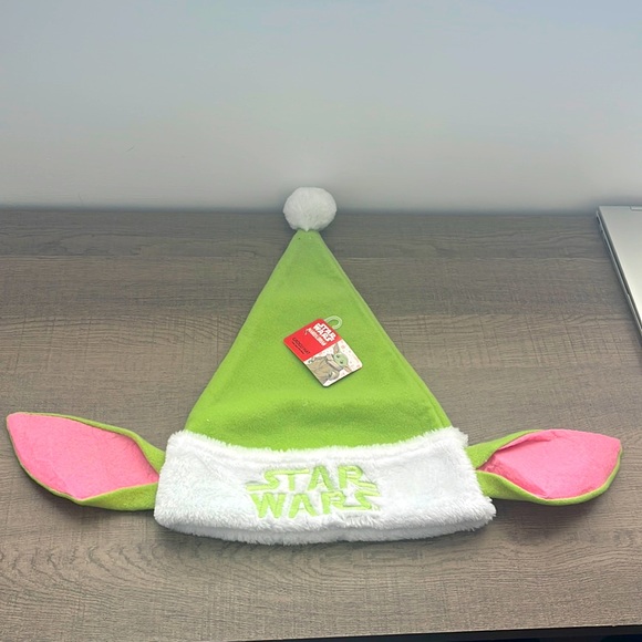 Disney | Accessories | Disneys Star Wars Grogu Santa Hat | Poshmark